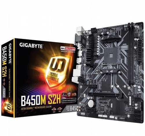 Материнская плата gigabyte b450m s2h