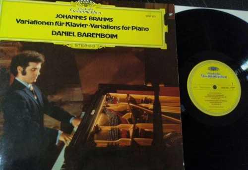 Брамс вариации фортепиано винил Германия 1973