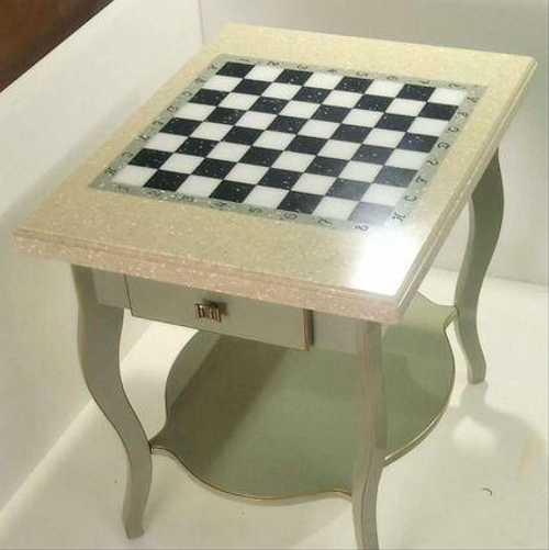 Шахматный столик эксклюзив ручной работы