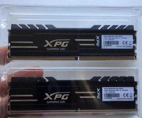Оперативная память DDR4 16gb, озу XPG Gammix d10