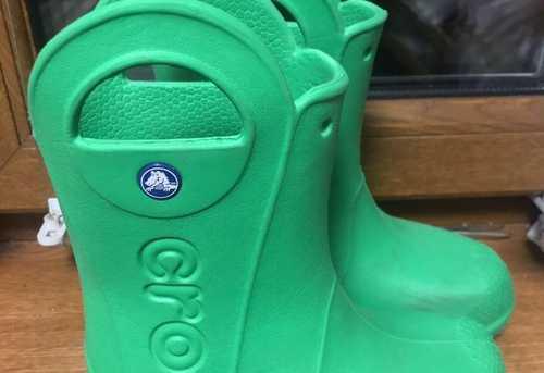 Сапоги резиновые Crocs C11 новые
