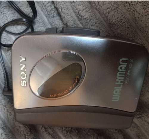 Кассетный плеер sony walkman wm ex150