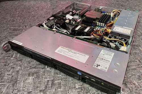 Сервер Intel 1U, Xeon E3 1270v3, 24GB RAM, HW raid