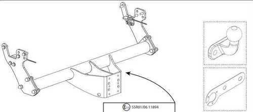 Фаркоп Isuzu D-Max III 01/2021