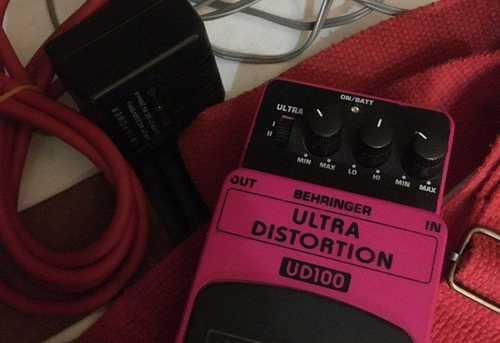 Педаль перегруз behringer ultra distortion UD100