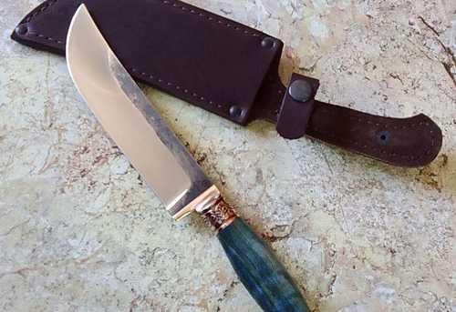 Нож "Пчак" 95х18 стаб.карелка бронза АКБАР