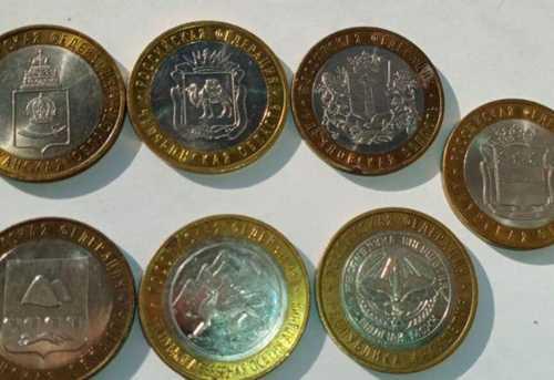 Биметаллические юбилейные монеты 10 р