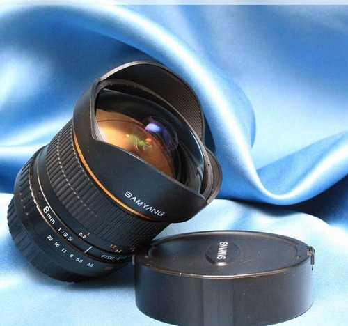 Для Canon Samyang 8mm f/3.5 рыбий глаз фишай