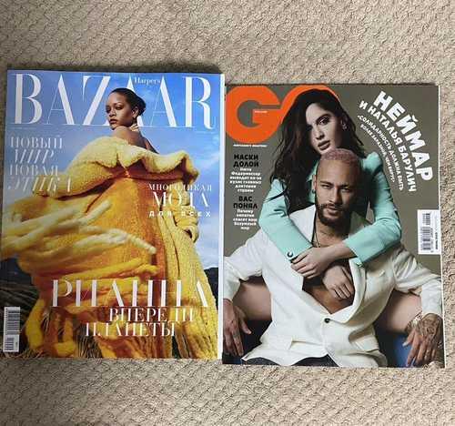 Журнал harper'S bazaar, GQ, glamour, TOP beauty