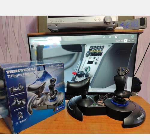 Джойстик PS 4 и 5 Thrustmaster T Flight Hotas 4