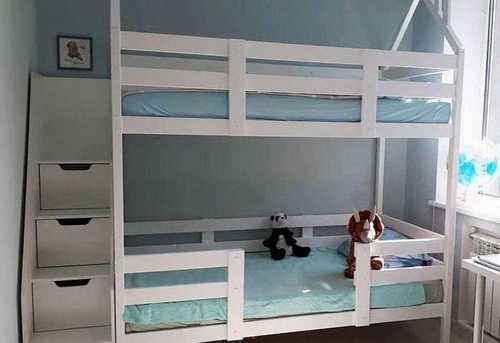 Детская кровать от 3 лет / кровать с бортиком