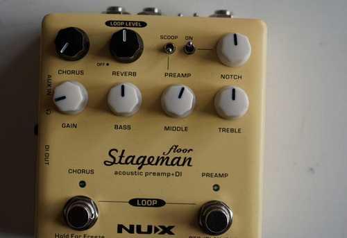 Предусилитель для акустических гитар Nux Stageman
