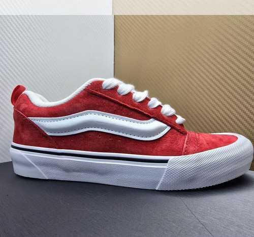 Кеды Vans Knu Skool красные