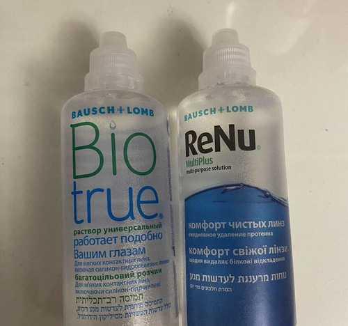 Жидкость для линз renu, bio true