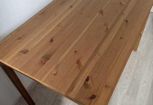 Стол деревянный IKEA 120 на 75