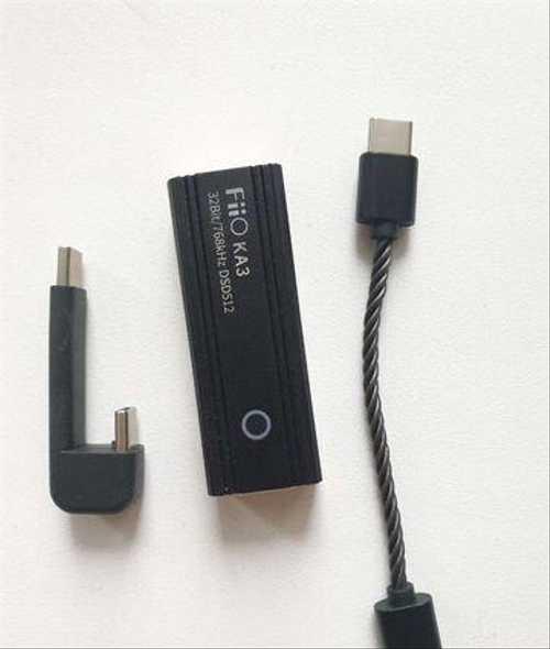 Цап усилитель Fiio KA3 + доп. кабель type C