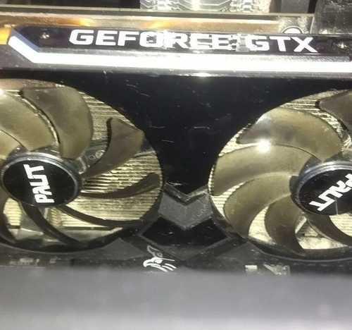 Видеокарта Palit Gigabyte GTX 1660 Dual 6 Gb