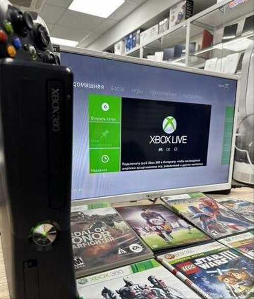 Xbox 360 прошитый + 18 дисков