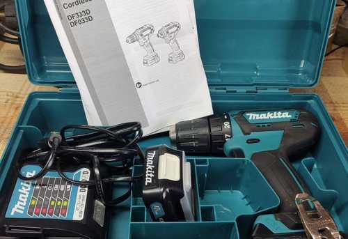 Шуруповерт Makita DF333dwye 12В