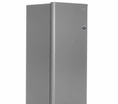 Холодильник с морозильником dexp RF-sd180nhe/W сер