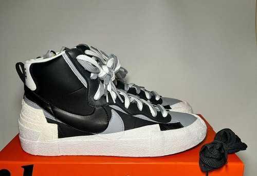 11.5 US Nike x Sacai Blazer Mid Black / Grey