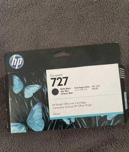 Картридж HP 727 (matte black), 130 мл (B3P22A)