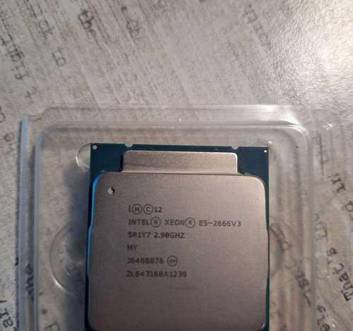 Процессор Intel Xeon E5 2666 v3