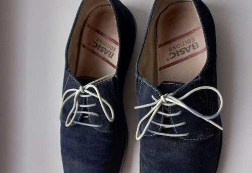 Туфли мужские синие замшевые 43 размер