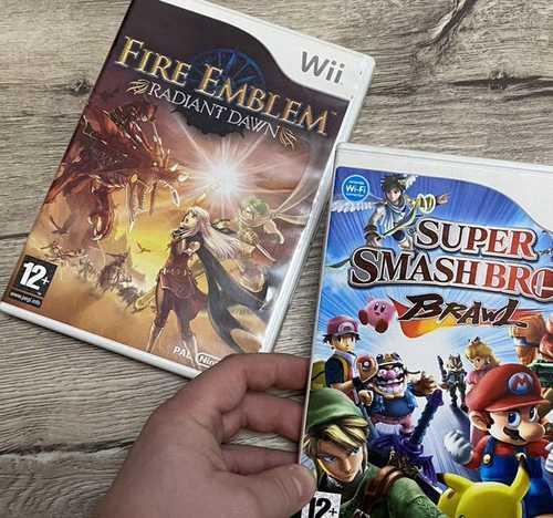 Диски Nintnedo Wii Fire Emblem Super Smash bros