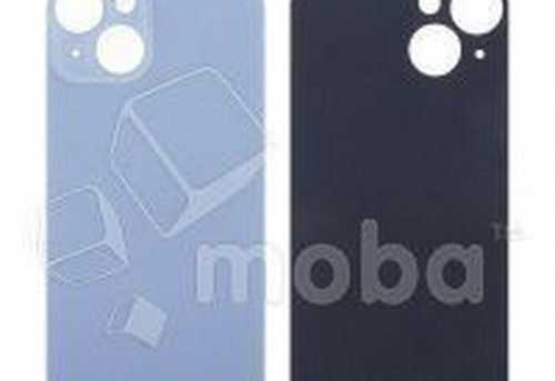 Задняя крышка iPhone 14 Синий (стекло, широкий выр