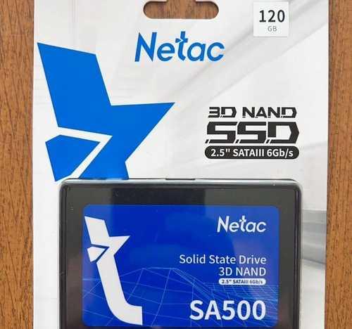 SSD накопитель netac SA500 на 120гб