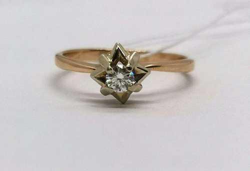 Кольцо с бриллиантами Золото 585