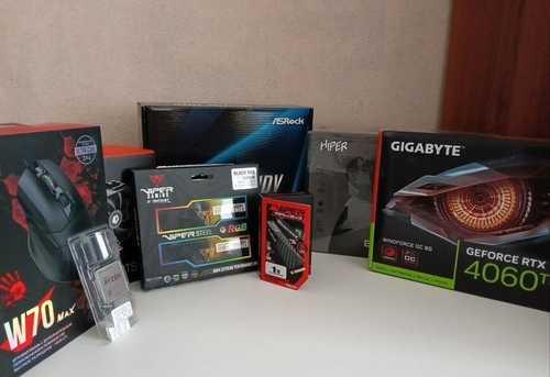 Игровой пк, новый, rtx 4060ti, amd ryzen 5600