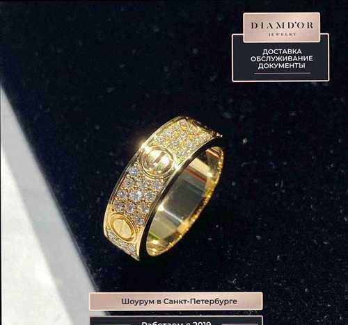 Cartier кольцо Love
