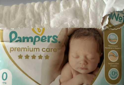 Подгузники Pampers Premium Care 0