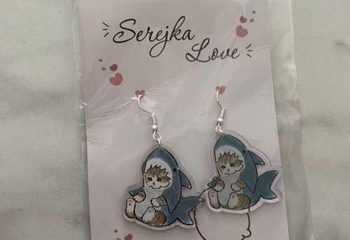 Сережки котики