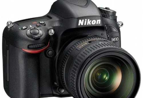 Зеркальный фотоаппарат nikon d610 kit 24-85