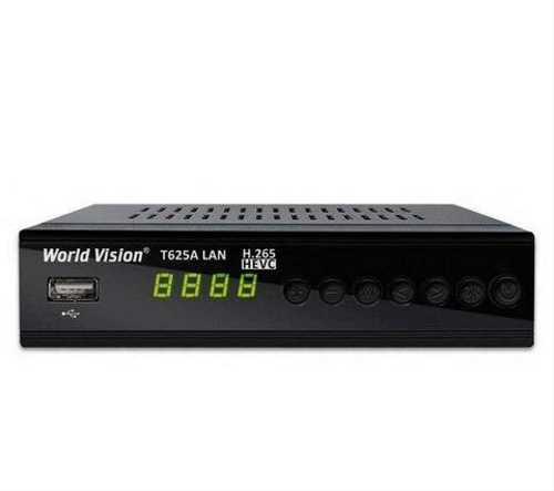 Ресивер DVB-T2/C World Vision T625A LAN с кабельны