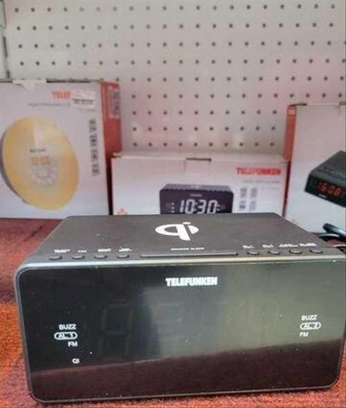 Радио-часы Telefunken TF-1594U Black