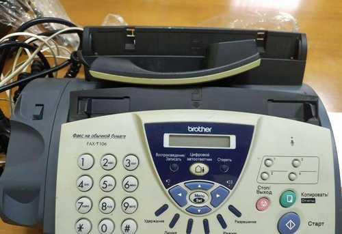 Телефон факс brother FAX-T106