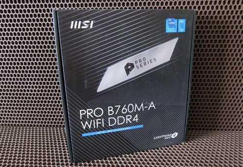 MSI Pro B760M A Wi-Fi DDR4 (lga1700)