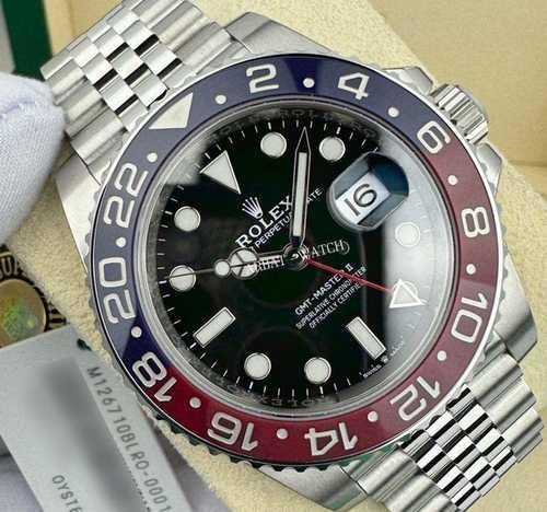 Rolex GMT-Master II Pepsi 40 mm 126710blro Jubilee