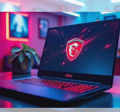 В отличном состоянии ноутбук MSI