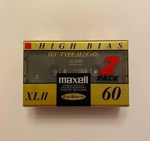 Аудиокассета Maxell XL II 60 пак