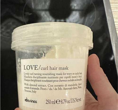 Davines curl hair mask