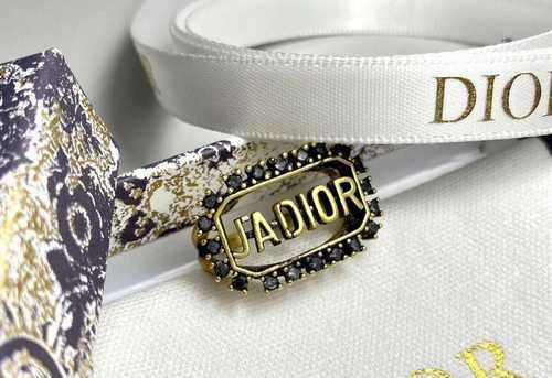 Dior кольцо латунь диор