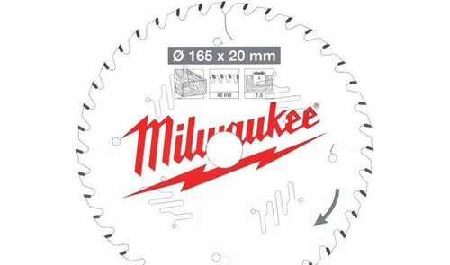 Диск пил Milwaukee Circular Saw Blade 165/20mm 40Z