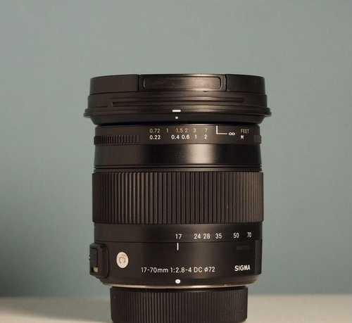 Sigma 17-70mm f/2.8-4 DC OS Contemporary Nikon F