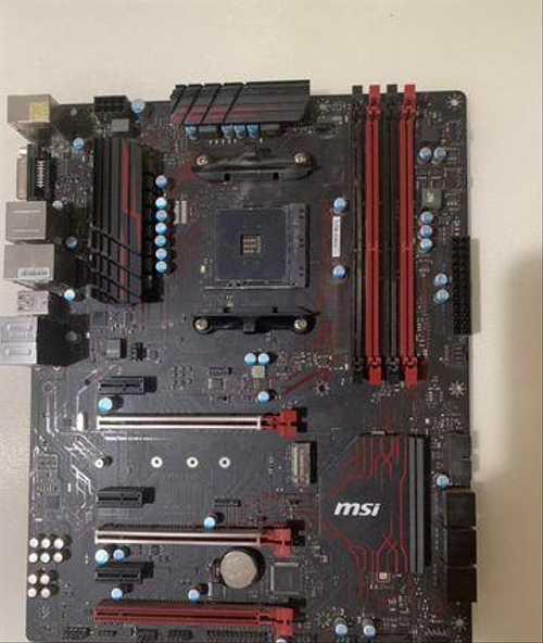 Материнская плата msi x370 gaming plus