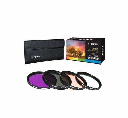 Набор 4 фильтра Polaroid 52mm (UV,CPL,FLD,Warming)